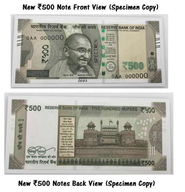 How To Distinguish ‘Real’ New Rs. 500/2000 Indian Currency Notes From ...